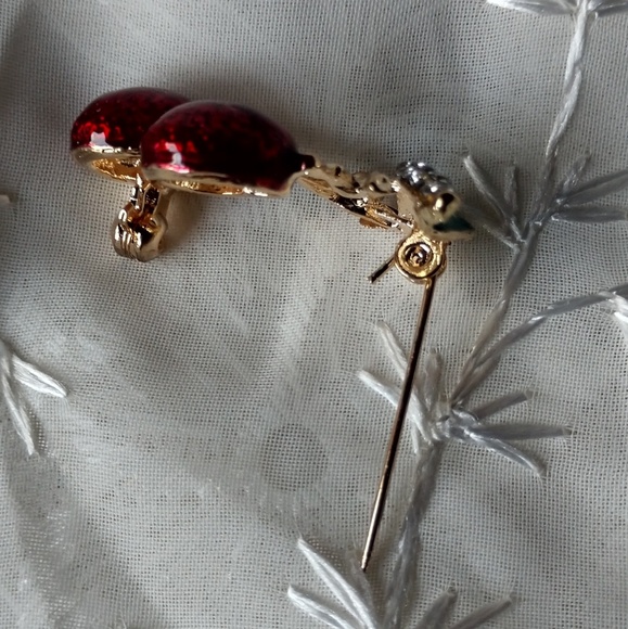 Jewelry | Vintage Inspired Cherry Pin | Poshmark
